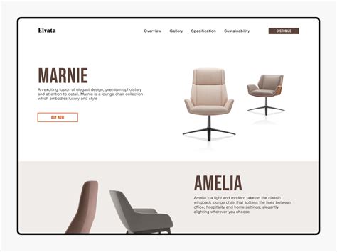 Luxury Furniture Concept Uiux Design By Jeihun Alizadeh On Dribbble