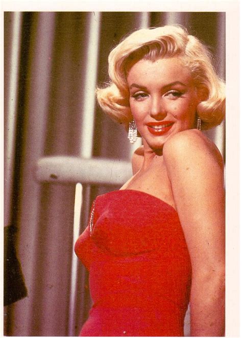 Postcrossing Us 2259743 Marilyn Monroe In A Red Dress Pos… Flickr