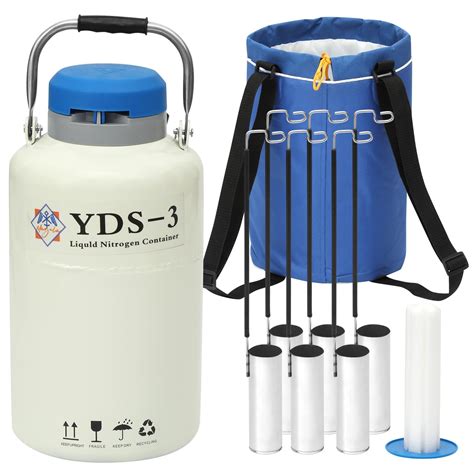 Buy 3l Liquid Nitrogen Container Cryogenic Container Ln2 Aluminum Alloy Liquid Nitrogen Dewar