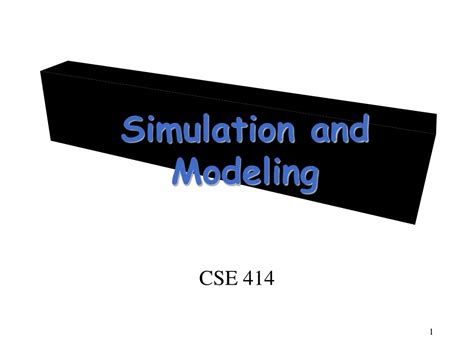 ppt introduction to simulation and modeling learn by doing with case