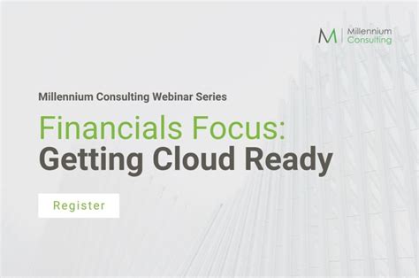 Millennium Consulting On Linkedin Financials Focus Getting Cloud