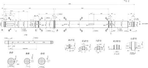 Expanded Shaft Sketch With Keyways Sketch Degrees Connections Vector Sketch Degrees