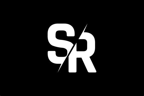 Monogram SR Logo Design Graphic By Greenlines Studios Creative Fabrica