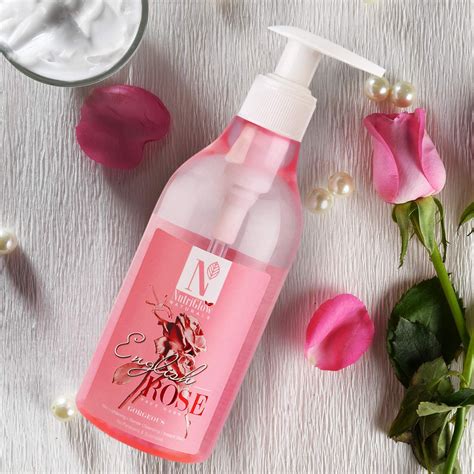 Nutriglow Naturals English Rose Face Wash With Natural Source Ingredients Skin Lightning