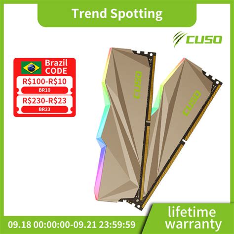 Cuso Memoria Ram Ddr4 16gb 8gbx2 3200mhz 3600mhz Memoria Rgb Ram Ddr4