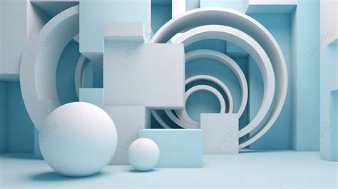 3d 흰색 기하학적 수치와 추상 장면 옅은 파란색 배경 수치 배경 수상 무대 배경 기하학 배경 이미지 Hd 수치 수상 무대 기하학 배경 사진 무료 다운로드