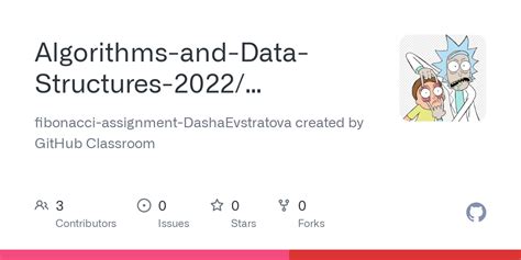 GitHub Algorithms And Data Structures Fibonacci Assignment DashaEvstratova Fibonacci