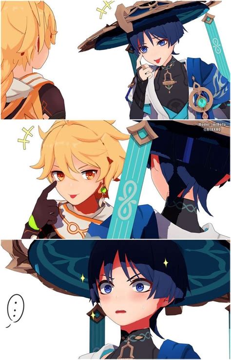 Scaramouche X Aether X Wanderer 🇺🇦 Arte Sobre Perros Dibujos Animados Bonitos Dibujos Bonitos