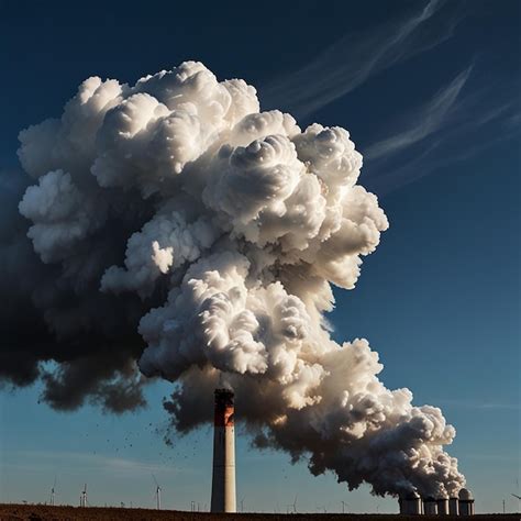 Ozone Layer Pollution Background Image Premium Ai Generated Image