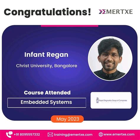 Infant Regan On Linkedin Emertxe Embeddedsystems Iot Careeradvancement Realworldprojects