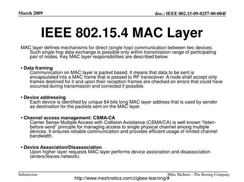 ppt ieee 802 15 4 overview powerpoint presentation free download