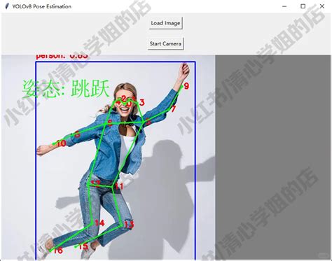 Yolov8人体姿态判断opencv模型python源码 夜雨聆风