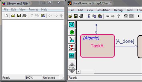 Breaking Up A Stateflow Chart For Collaborative Development Guy On Simulink Matlab And Simulink