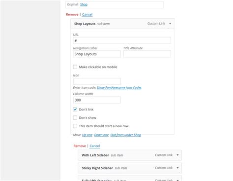 how to add mega menu using built in settings thegem wordpress woocommerce theme documentation