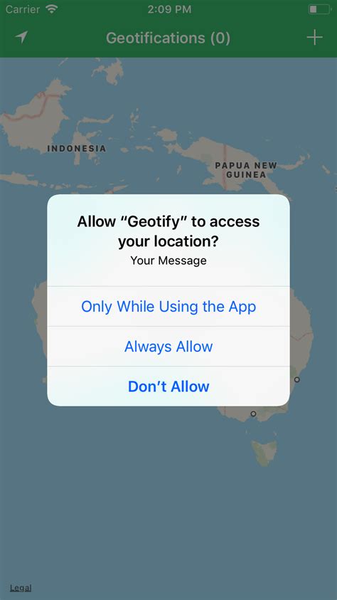 Location Access App Is Not Asking For User Permission To Access