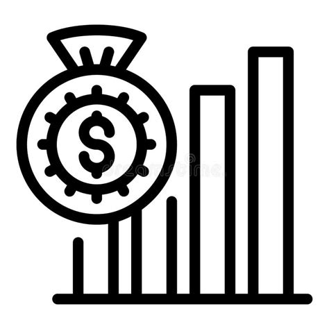 Budget Icon In Filled Thin Line Outline And Stroke Style Vector
