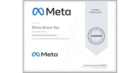 dhiraj ray on linkedin completion certificate for programming with