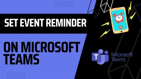 How To Set Event Reminder On Microsoft Teams Ms Tutorial Youtube