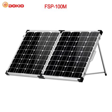 Discount This Month Dokio Brand 100W (2Pcs x 50W) Foldable Solar Panel ...