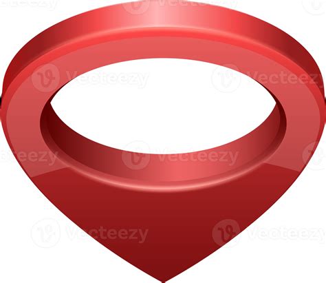 Red Glossy Pointer 11421120 PNG