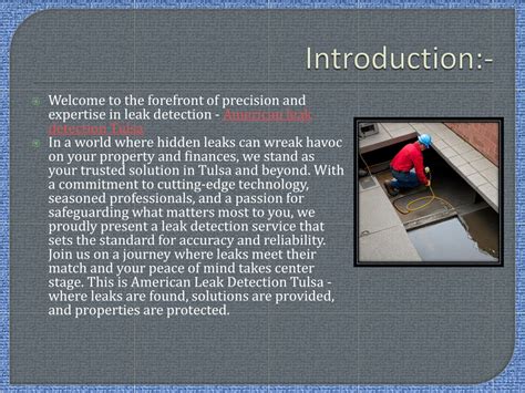 PPT - Ingenious Methods How American Leak Detection Tulsa Finds Invisible Leaks PowerPoint ...