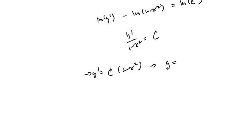 Solved The Indicated Function Y1 X Is A Solution Of The Given Differential Equation Use