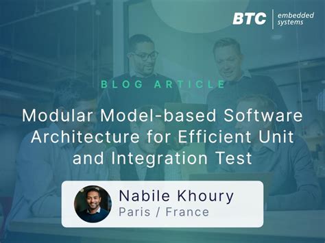 Btc Embedded Systems On Linkedin Modular Model Based Software