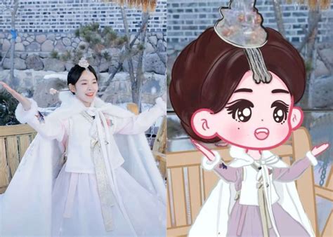C Actress Zhang Jianings Traditional Korean Attire Rekindles Cultural
