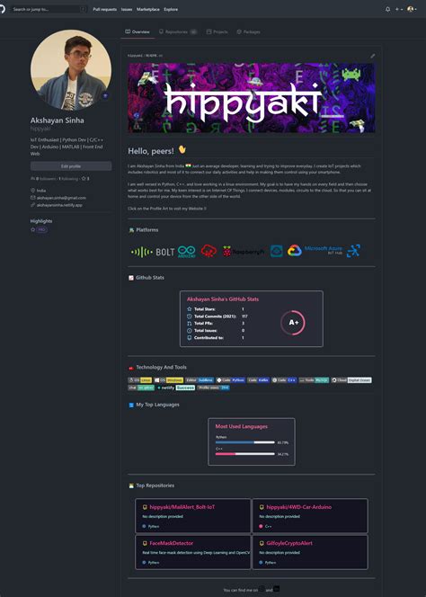akshayan sinha · issue 586 · eddiehubcommunity awesome github profiles