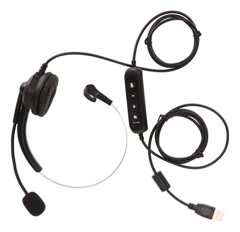 Usb Business Headset Noise Reduction Single Sided Mercadolivre