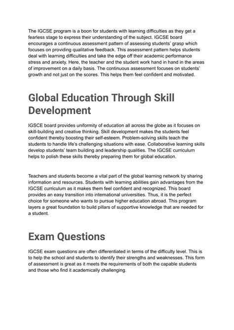 Ppt Advantages Of Choosing Igcse Curriculum Powerpoint Presentation