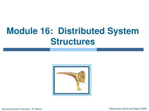 Ppt Module 16 Distributed System Structures Powerpoint Presentation
