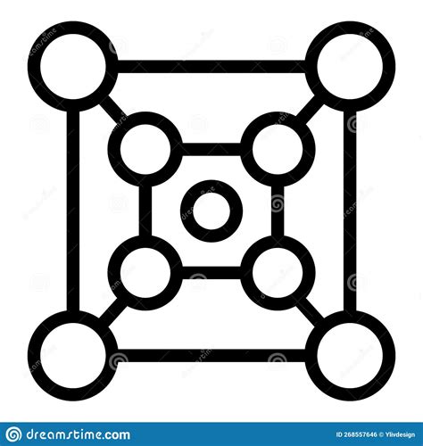 digital printing icon outline vector plotter device stock vector