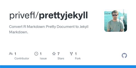 Github Priveflprettyjekyll Convert R Markdown Pretty Document To Jekyll Markdown