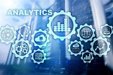 Premium Photo Technology Analytics Concept On Virtual Screen Big Data With Graph Icons On A