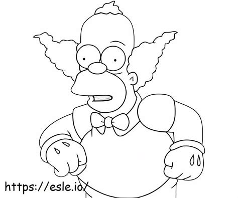 Homer Simpson Coloring Pages