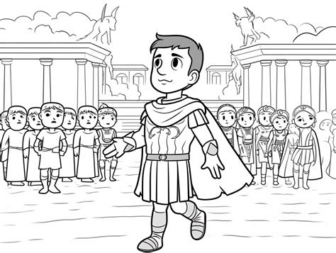 Julius Caesar Romes Leader Coloring Page