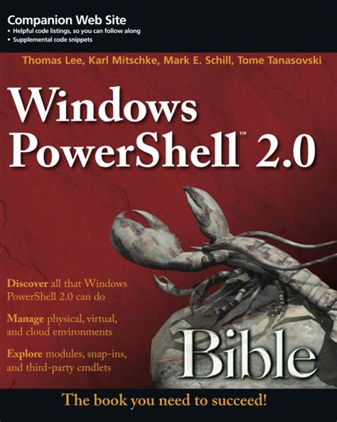 windows powershell 2 0 bible 9781118021989 lee thomas mitschke karl schill