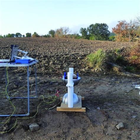 Experimental Setup With The Drone On The Ground Ready To Deploy The Wire Download Scientific