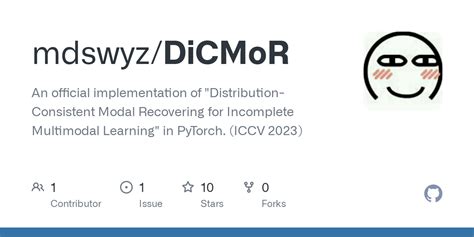 Github Mdswyzdicmor An Official Implementation Of Distribution