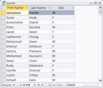 Microsoft Access Lesson Enhancing Queries