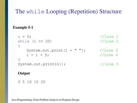 Chapter 5 Control Structures Ii Ppt Download