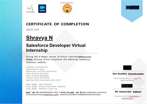 Shravya N On Linkedin Salesforceintern Techjourney Learningandgrowing