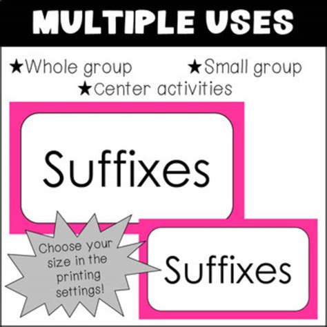 Morpheme Word Wall Cards Prefixes Bases And Suffixes By Teaching In