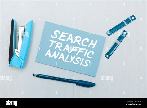 Conceptual Display Search Traffic Analysis Business Showcase Service That Allows Internet Users
