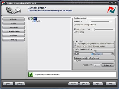dbsync for oracle and mysql download softpedia