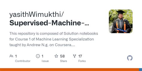 Github Yasithwimukthisupervised Machine Learning Regression And