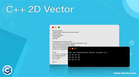 C 2D Vector How 2D Vector Works In C Examples