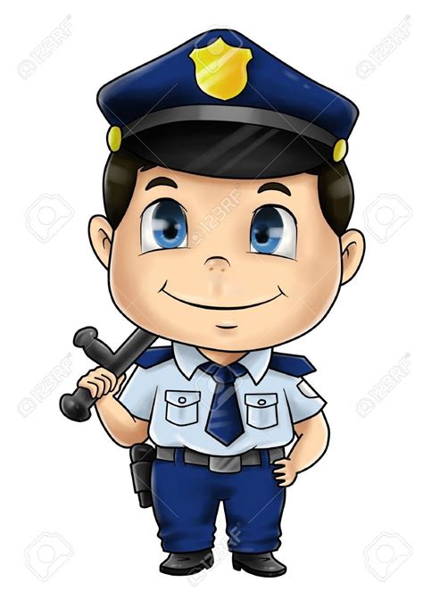 Un Pequeño Policía 🚓🚔con Una Gran Responsabilidad Dibujos De Policias