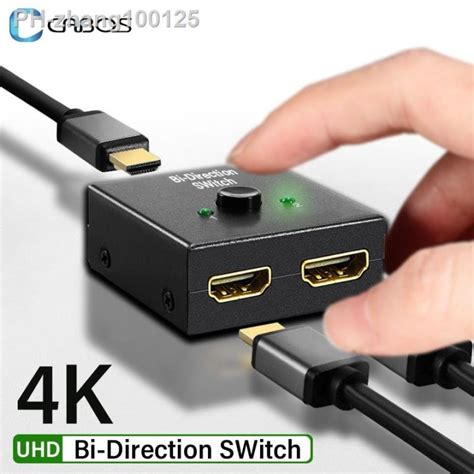 4k 60hz 1x2 2x1 Hd Switch Bi Direction Hdmi Compatible Switcher Switch Video Switcher For Laptop